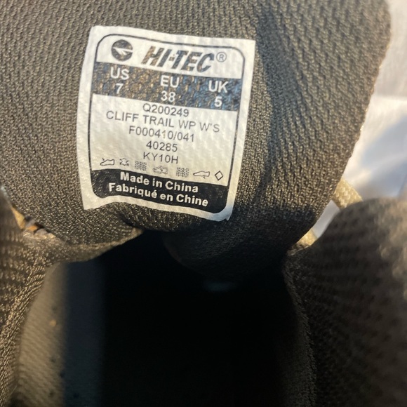 Hi-Tec | Shoes | Hitec Treklite Leather Cliff Trail Womens Waterproof ...